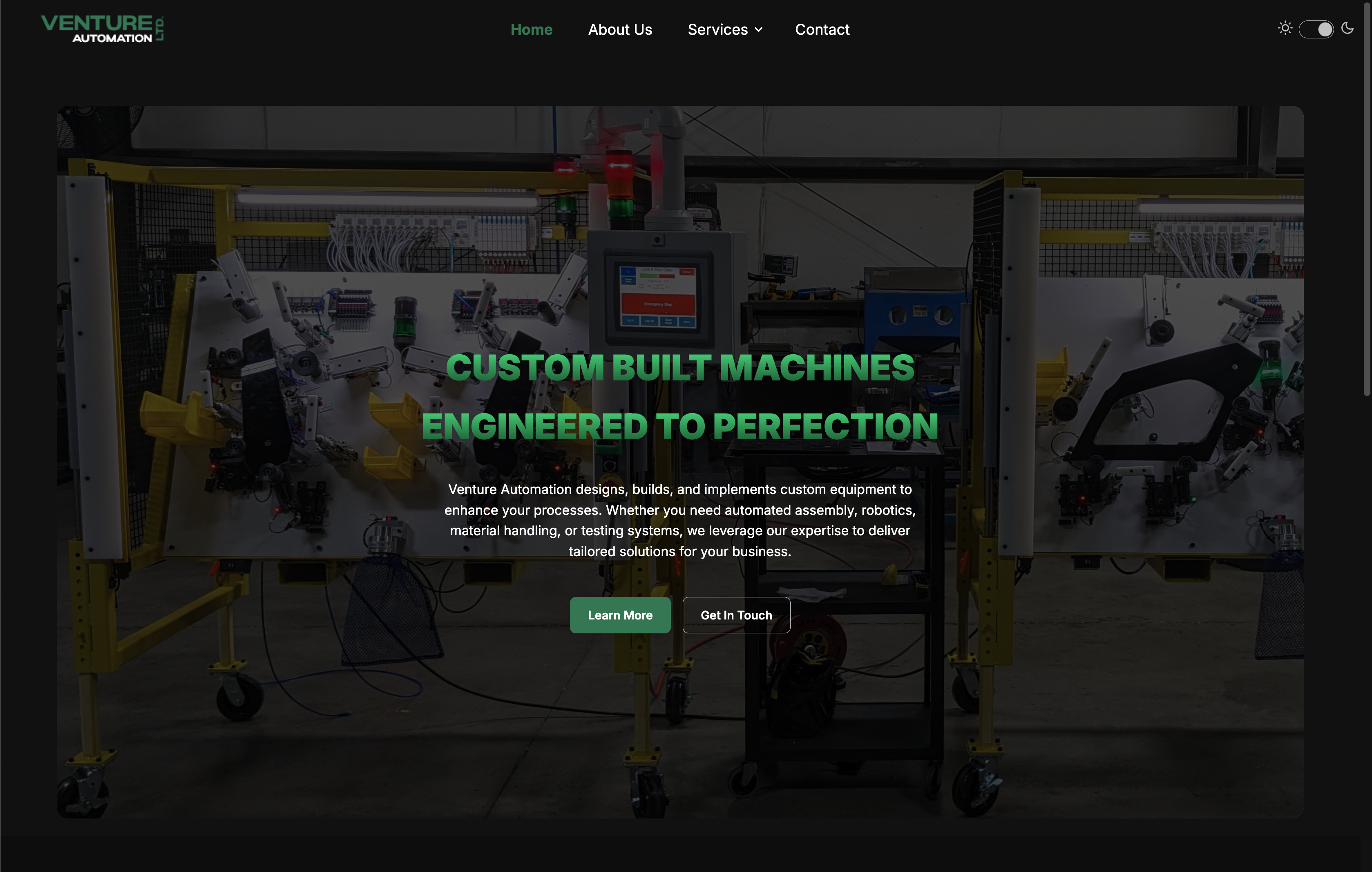 Venture Automation | Custom Machines, Designs, and Controls